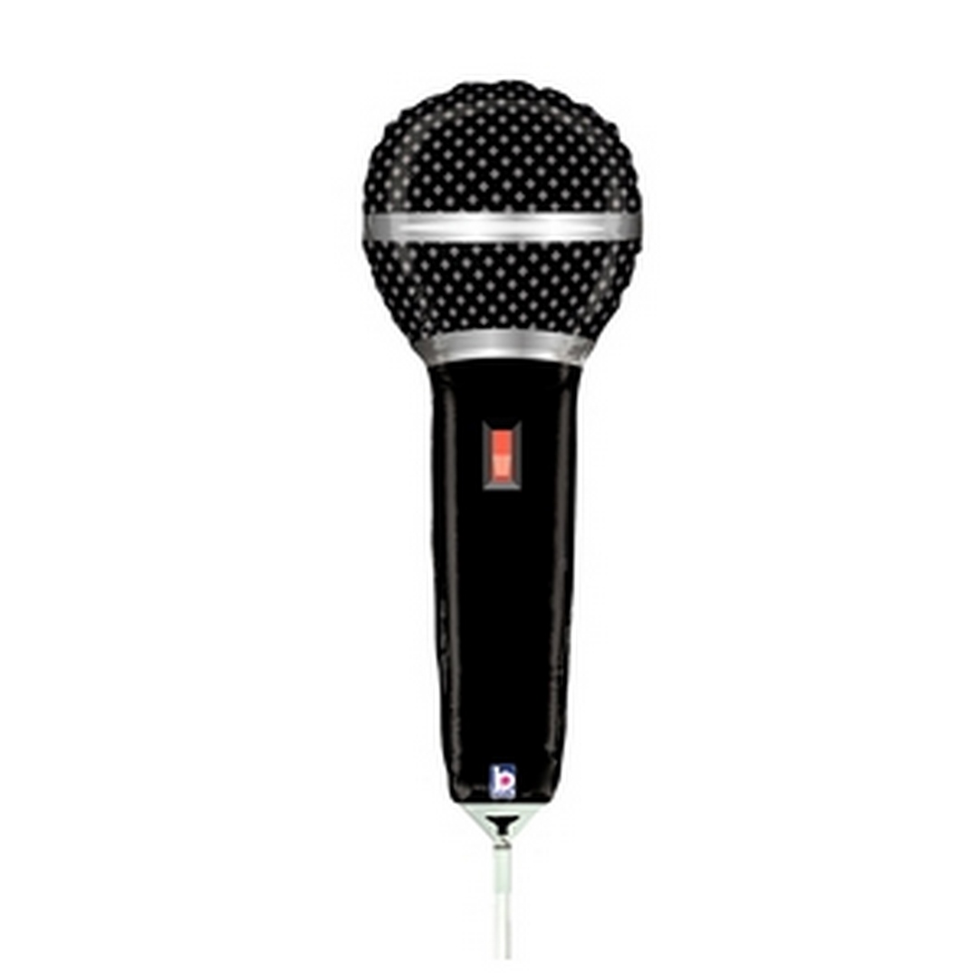 14" Mini Air Shape Microphone Airfill Heat Seal Required balloon ...