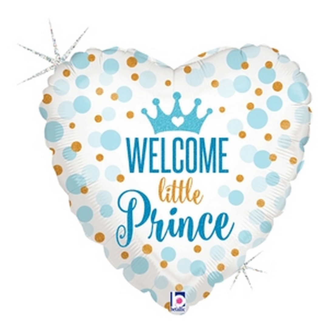 Welcome Little Prince Diamond Bouquet balloons vancouver JC Balloon Studio