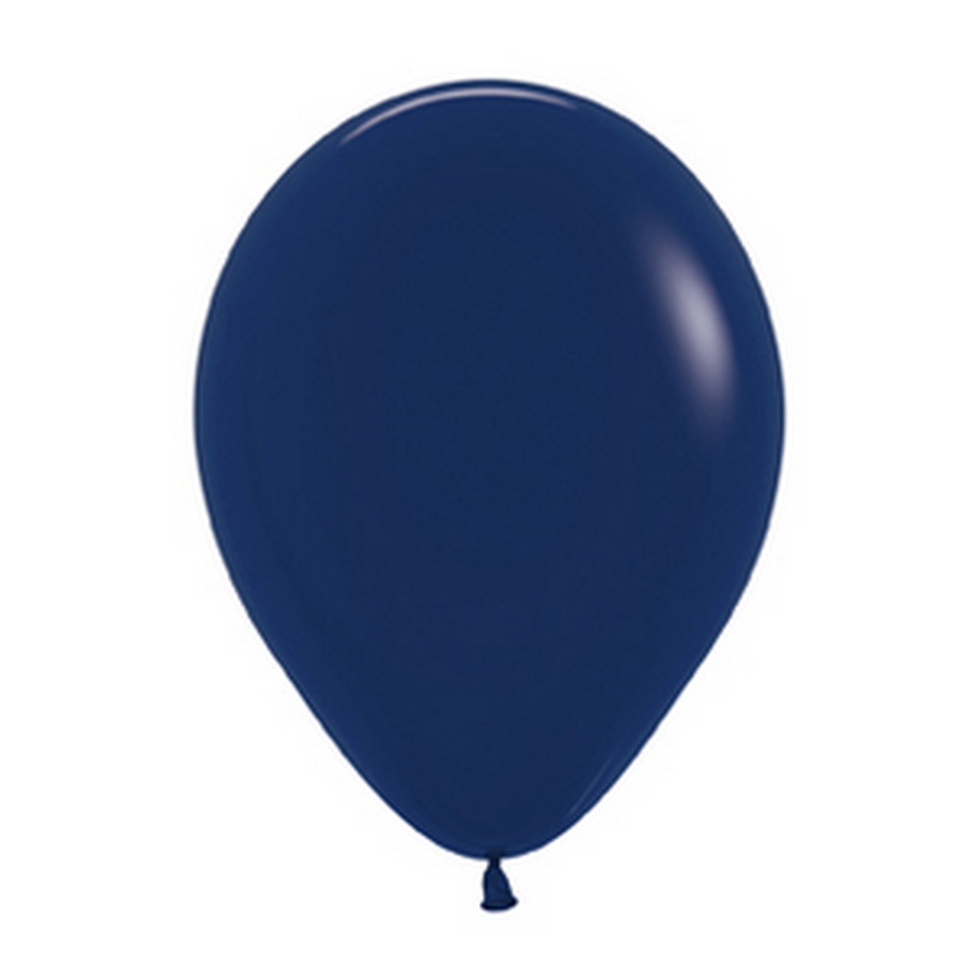 11" Fashion Navy Blue with Hi Float balloons vancouver JC Balloon Studio