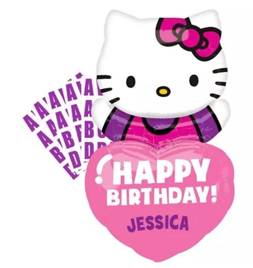 Hello Kitty Balloon Bouquet balloons vancouver JC Balloon Studio