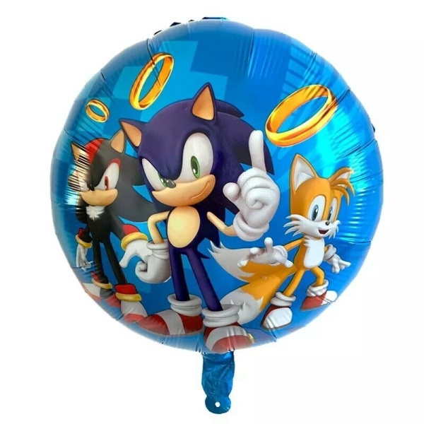 Sonic Hedgehog Birthday Bouquet 1 Balloons Vancouver JC Balloon Studio