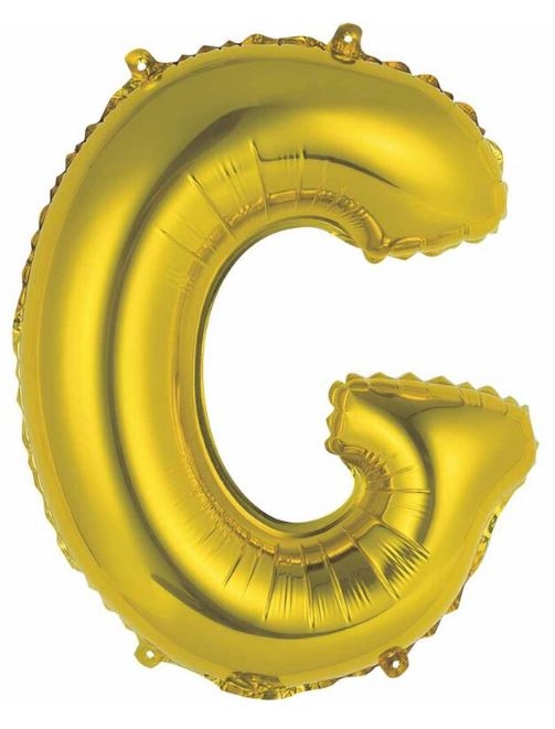 Block Letter Gold Balloon - Letter V balloons vancouver JC Balloon Studio