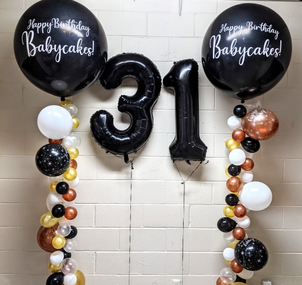 Aged To Perfection Custom Printed Balloon Strand Pick An Age Set ...