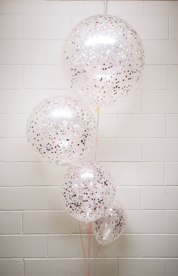 Joyful and Colorful Jewel Gumball Confetti Balloon Set With Custom ...