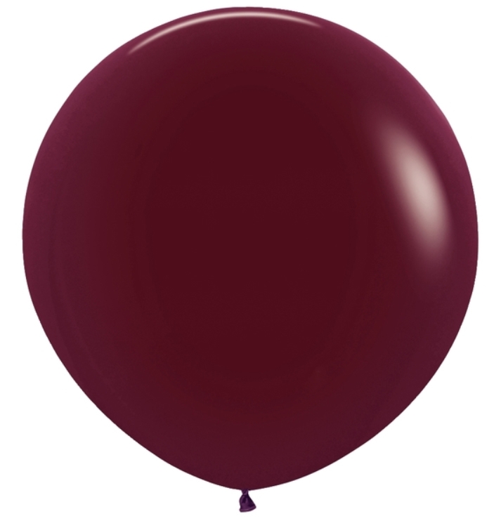 36" Deluxe Burgundy balloons vancouver JC Balloon Studio