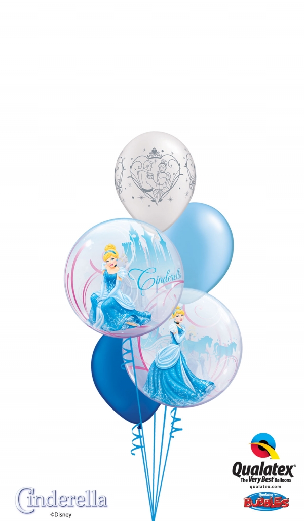 Cinderella Bouquet 2 balloons vancouver JC Balloon Studio