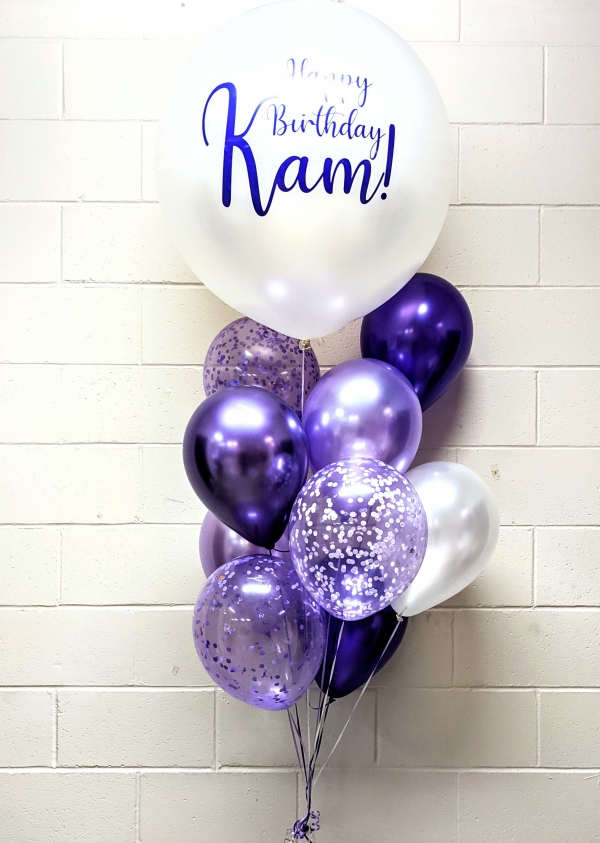 Dozen Confetti Balloons balloons vancouver JC Balloon Studio