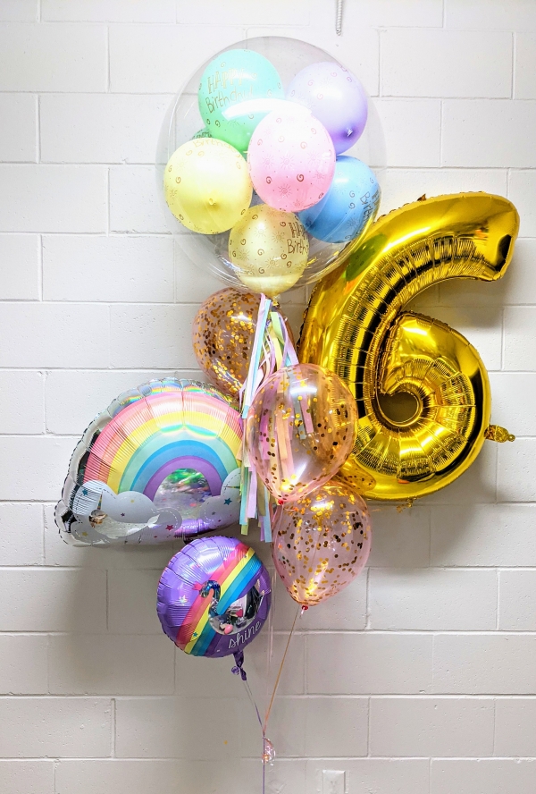 Dozen Confetti Balloons balloons vancouver JC Balloon Studio