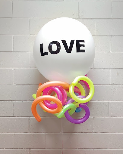 Curly Pride Love Balloon balloons vancouver JC Balloon Studio