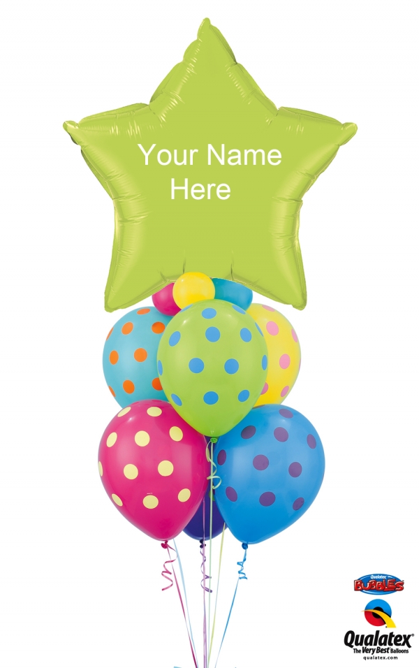 Custom Name 1 balloons vancouver JC Balloon Studio