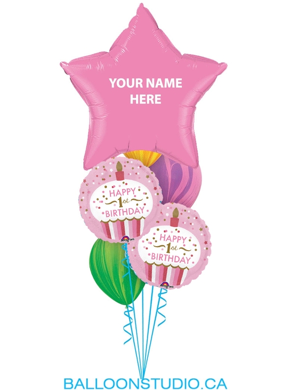 1st Birthday balloons vancouver JC Balloon Studio