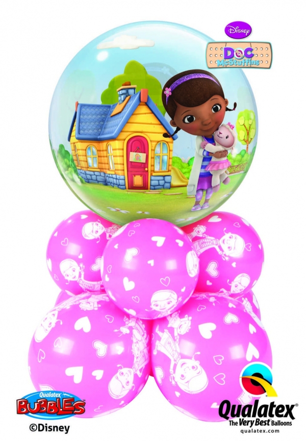 Doc McStuffin Bouquet 5 balloons vancouver JC Balloon Studio