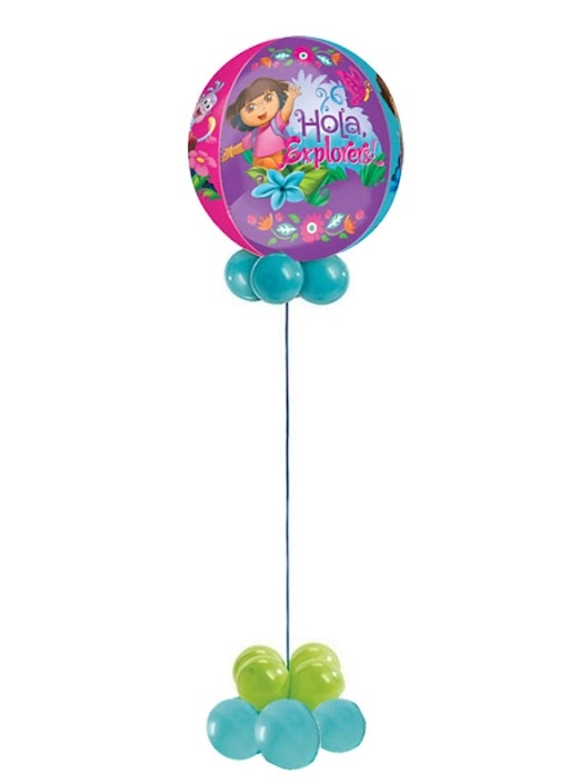 Dora the Explorer Centerpiece 4 balloons vancouver JC Balloon Studio
