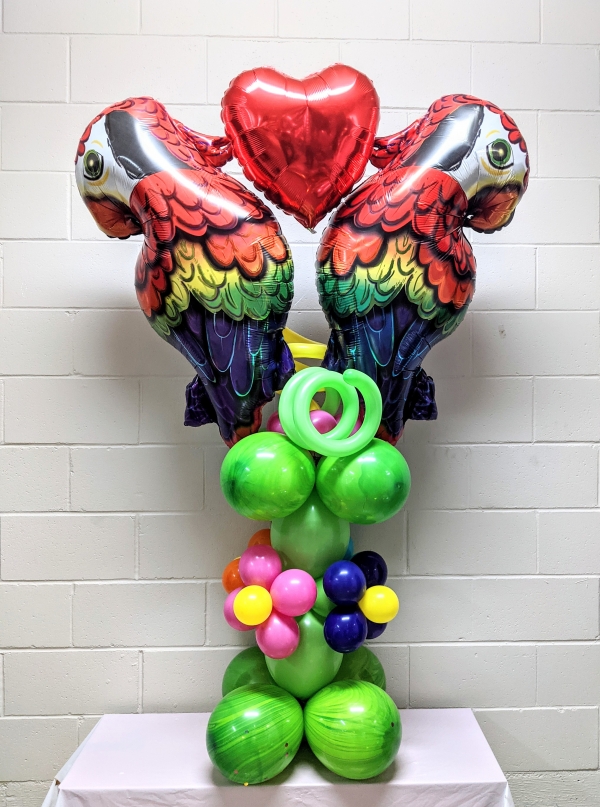 Balloon Tower 7ft balloons vancouver JC Balloon Studio