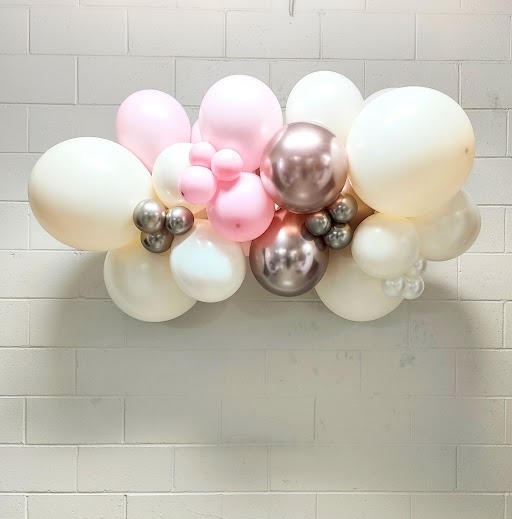 Pastel Rainbow Balloon Backdrop With Tassels balloons vancouver JC ...