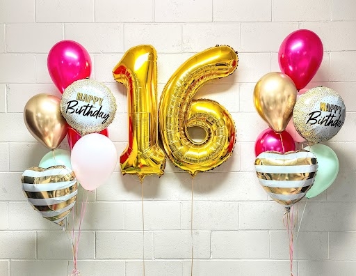 Birthday Age Milestone Balloons -Balloon Bouquets Age Milestone ...