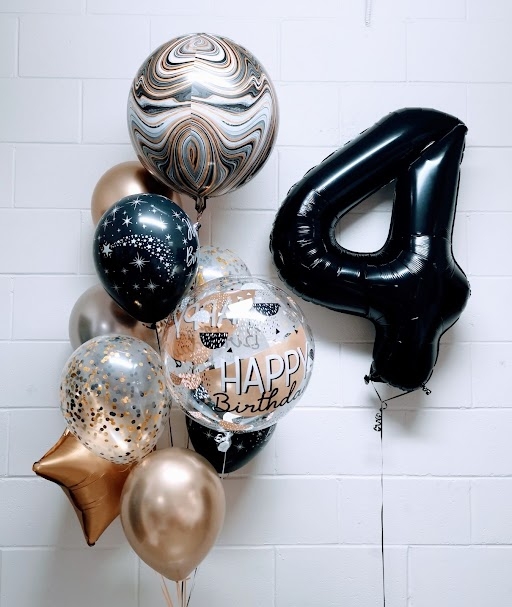 Birthday Age Milestone Balloons -Balloon Bouquets Age Milestone ...