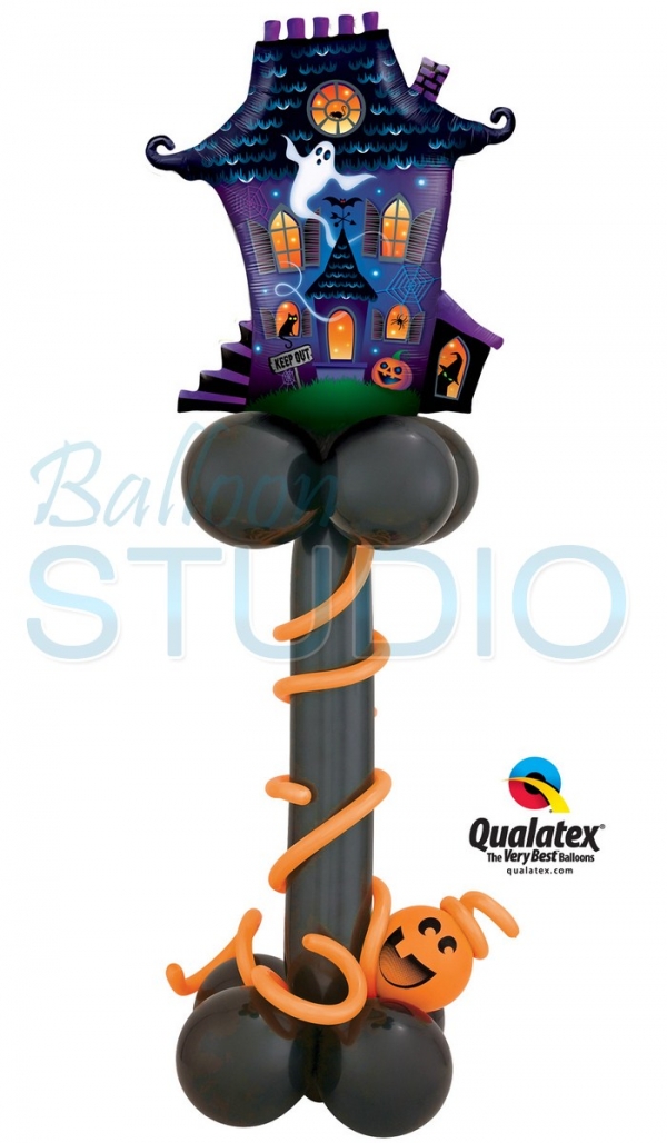Halloween Haunted House Stand Up balloons vancouver JC Balloon Studio