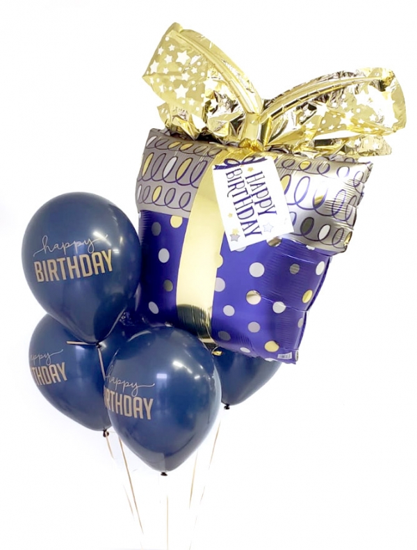 Happy Birthday Gift Man Balloon Bouquet balloons vancouver JC Balloon ...