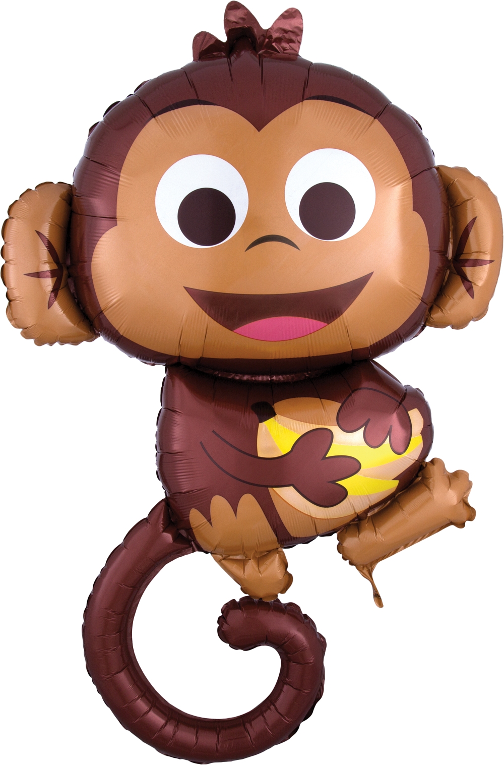 Happy Monkey Shape balloon balloons vancouver JC Balloon Studio