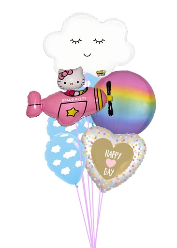 Hello Kitty Pilot in the Sky Balloon Bouquet balloons vancouver JC ...