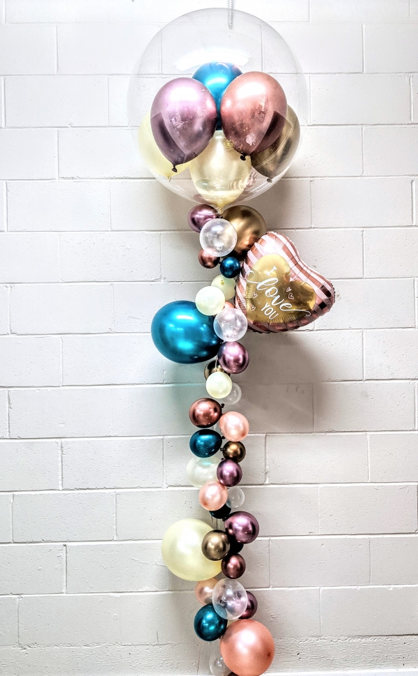 Balloon Lines Bubble Strand balloons vancouver JC Balloon Studio