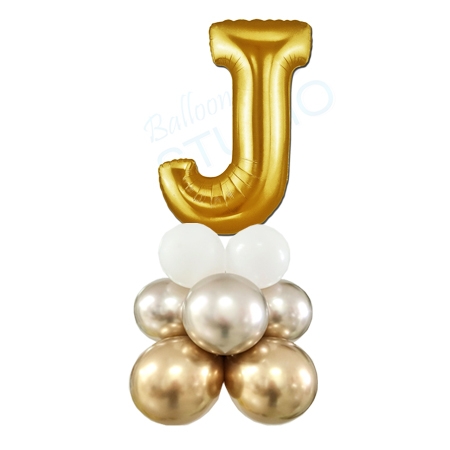 Letter J Balloon 55inch Standup balloons vancouver JC Balloon Studio