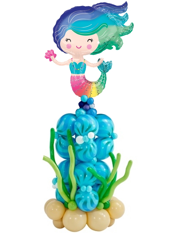 Mermaids Stand Up 5 balloons vancouver JC Balloon Studio