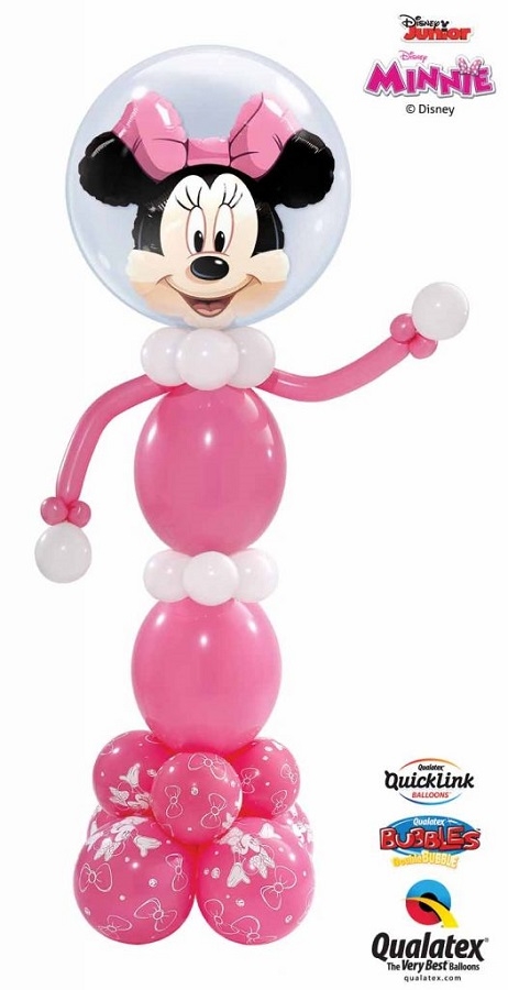 Minnie Mouse Balloon Stand Up balloons vancouver JC Balloon Studio