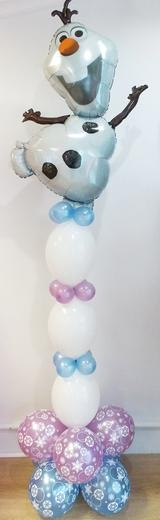 Frozen Olaf Balloon Stand Up 20 balloons vancouver JC Balloon Studio