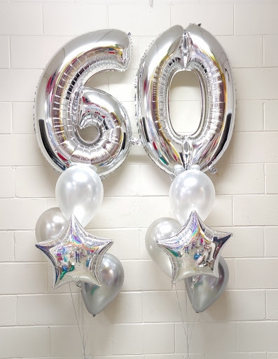 Birthday Age Milestone Balloons -Balloon Bouquets Age Milestone ...
