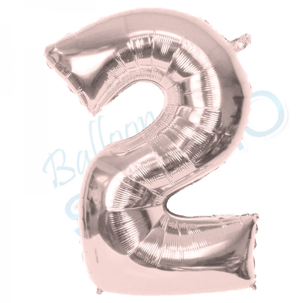 Rose Gold Balloon Number 1 balloons vancouver JC Balloon Studio