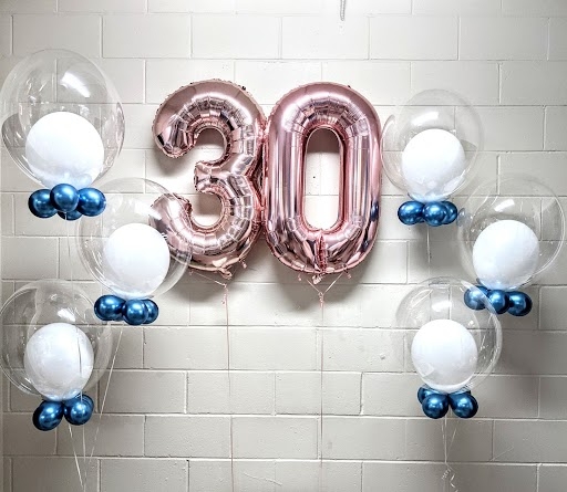 Birthday Age Milestone Balloons -Balloon Bouquets Age Milestone ...
