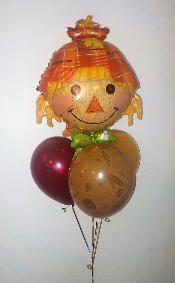Scarecrow Centerpiece balloons vancouver JC Balloon Studio