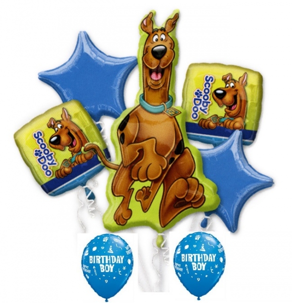 Scooby Doo Birthday Bouquet 2 balloons vancouver JC Balloon Studio