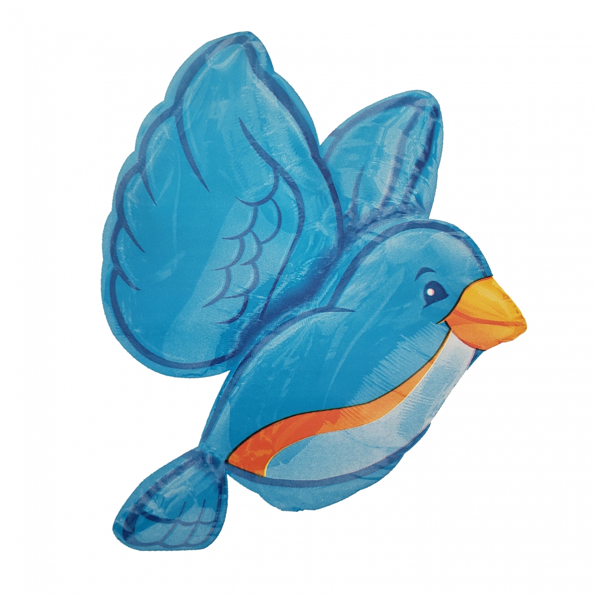 Shape - Bird Blue 28" x 26" balloons vancouver JC Balloon Studio