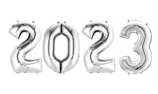 Pink Numbers New Year 2023 Balloons balloons vancouver JC Balloon Studio