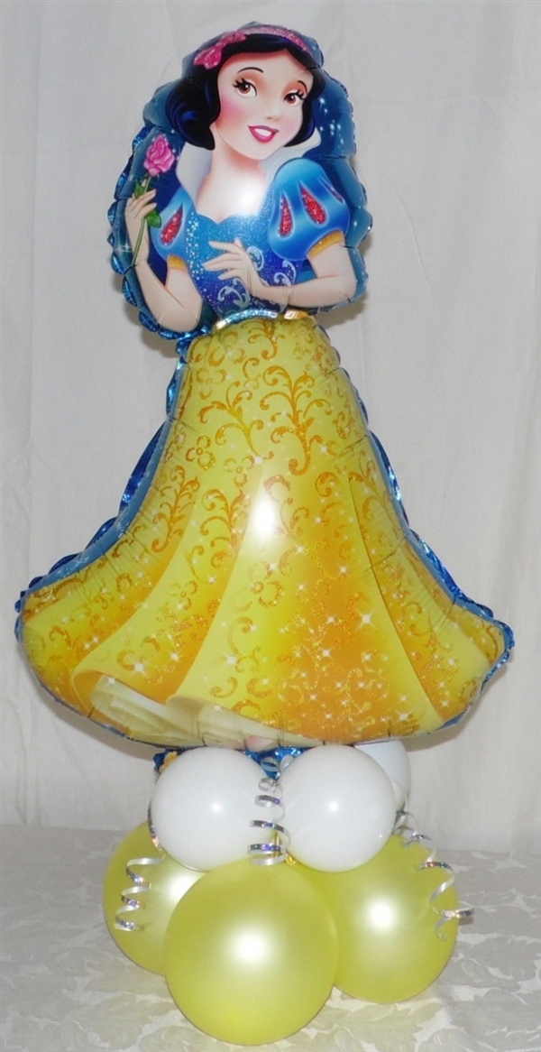 Snow White Centerpiece Balloon balloons vancouver JC Balloon Studio