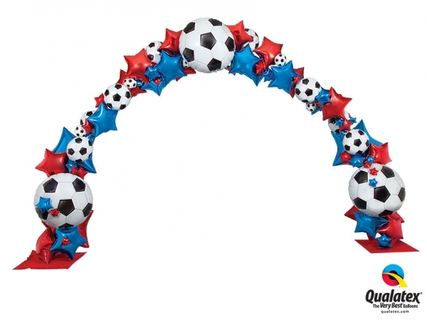 Soccer Arch 17 balloons vancouver JC Balloon Studio
