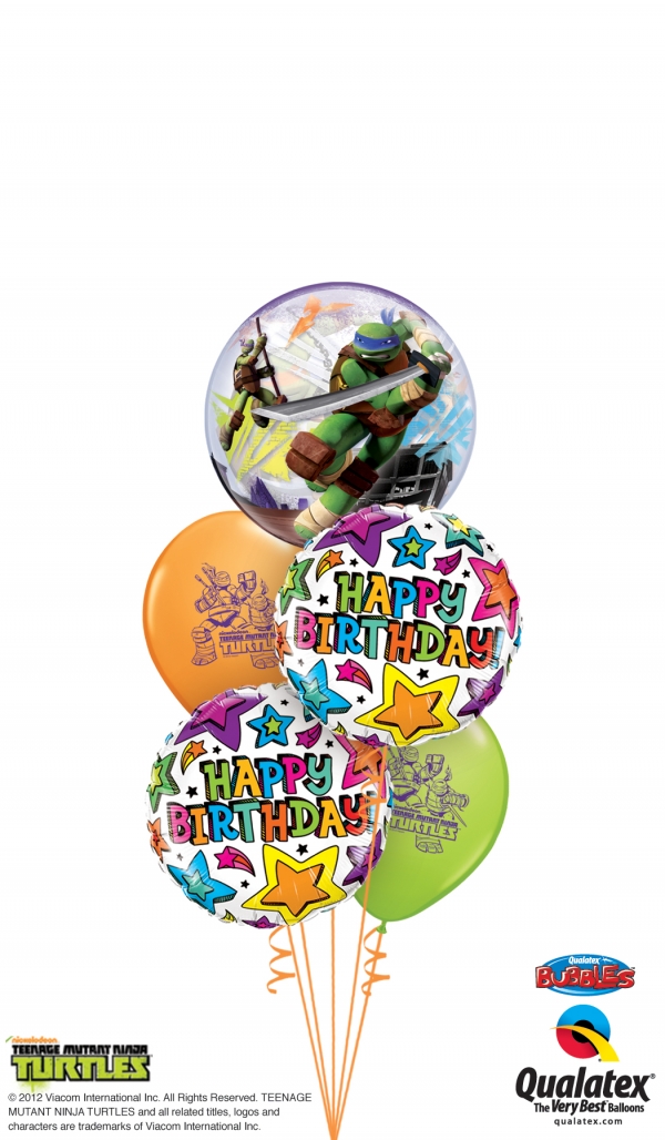 Teenage Mutant Ninja Turtles Bouquet 1 balloons vancouver JC Balloon Studio