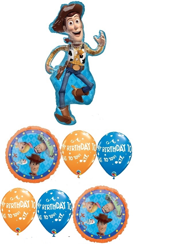 Toy Story Woody Birthday Balloon 2 balloons vancouver JC Balloon Studio