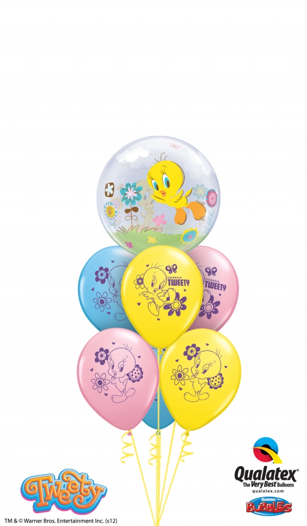 Tweety Bouquet 1 balloons vancouver JC Balloon Studio