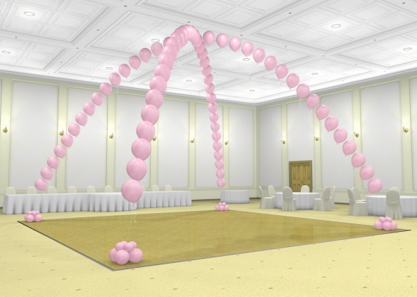 Balloon Dance Floor Canopies Balloon Canopies - balloons vancouver JC ...