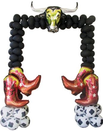 Western Arch 16 balloons vancouver JC Balloon Studio